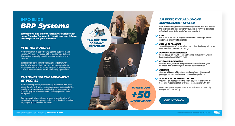 Get to know BRP Systems - download our material | BRP Systems